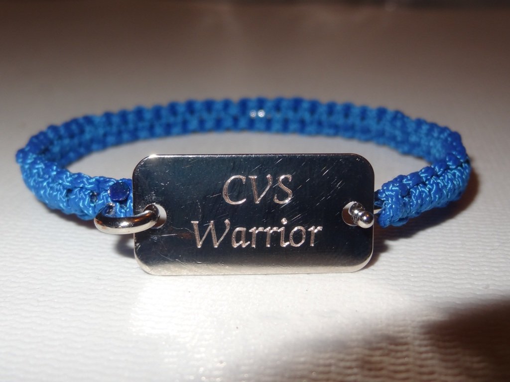 CVS Warrior Bracelet – Awareness Bracelet for Cyclic Vomiting Syndrome ...